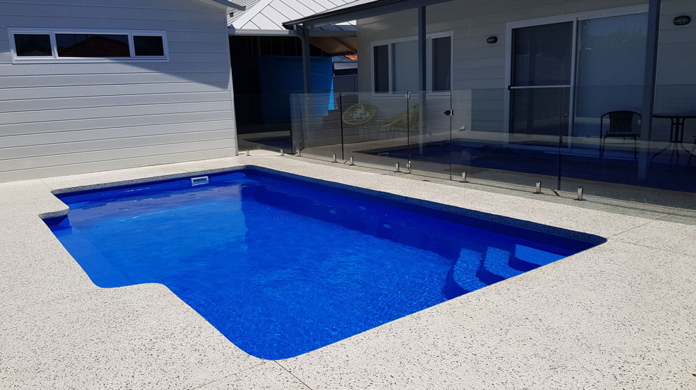 Exposed Aggregate Pool Surrounds & Courtyard in Mandurah, WA